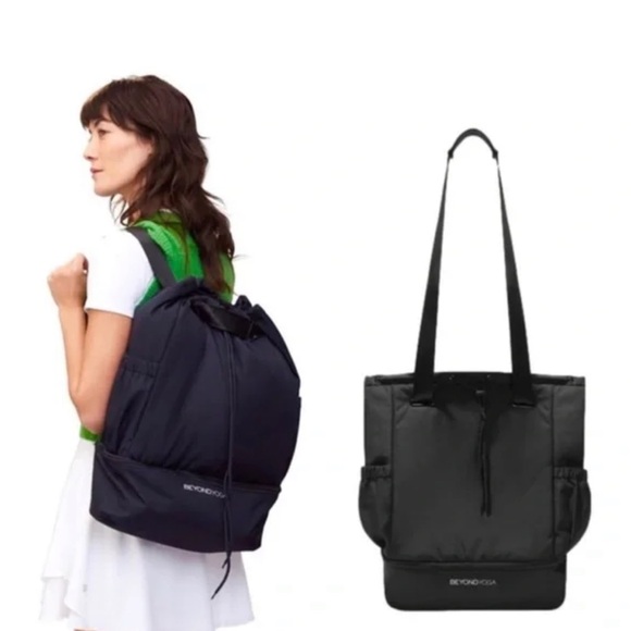 Beyond Yoga | Bags | Beyond Yoga Black Convertible Backpack | Poshmark